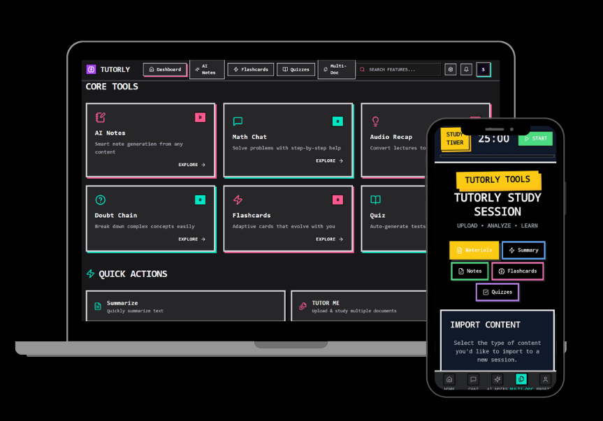 Tutorly - Your AI Study Partner